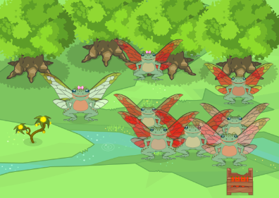 Red frogs - Creature Breeder